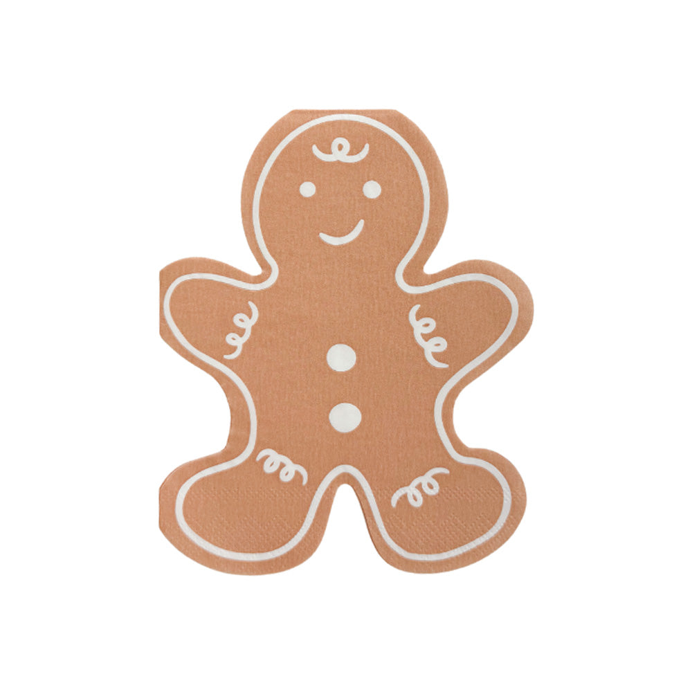 Baking Spirits Bright Gingerbread Man Large Napkins – Daydream Society