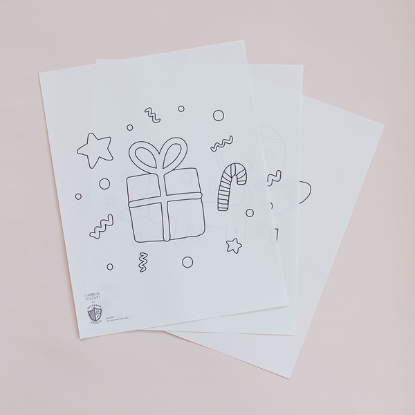 Snow Buddies Coloring Pages